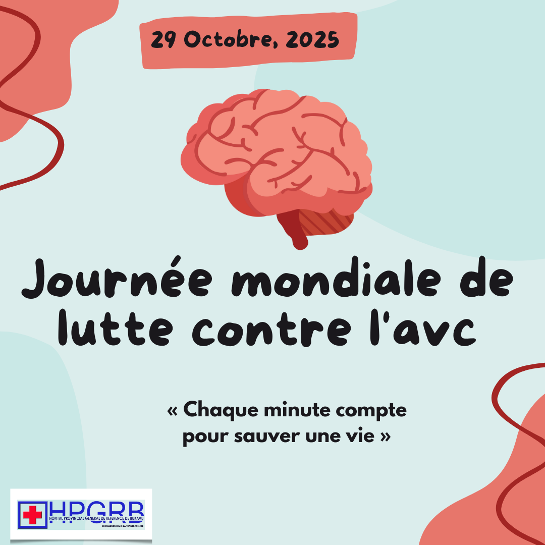 29 0ctobre 2025: Journée mondiale de lutte contre l’AVC – HPGR-BUKAVU